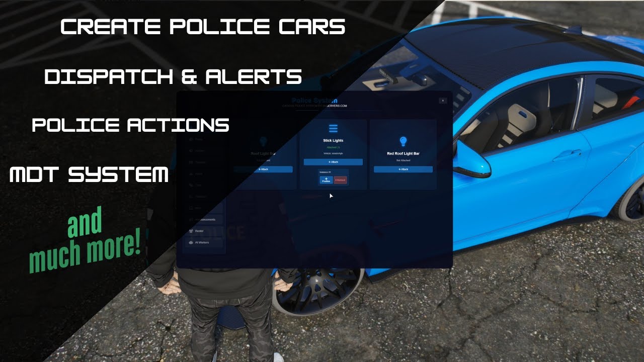 5M Advanced Police Menu | Create Police Cars | Hire AI Police | QBcore ...