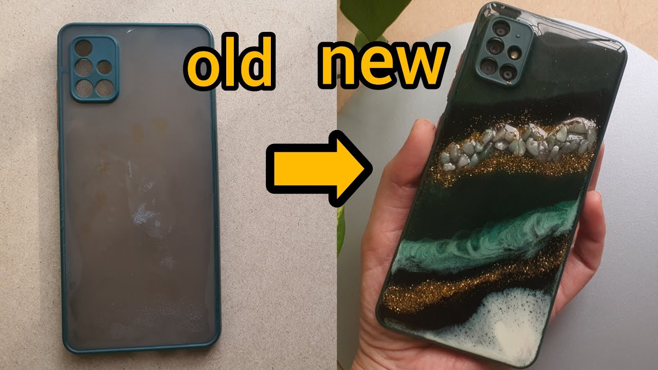 ‌How to make old mobile cover to new mobile cover / Mobile phone resin ...