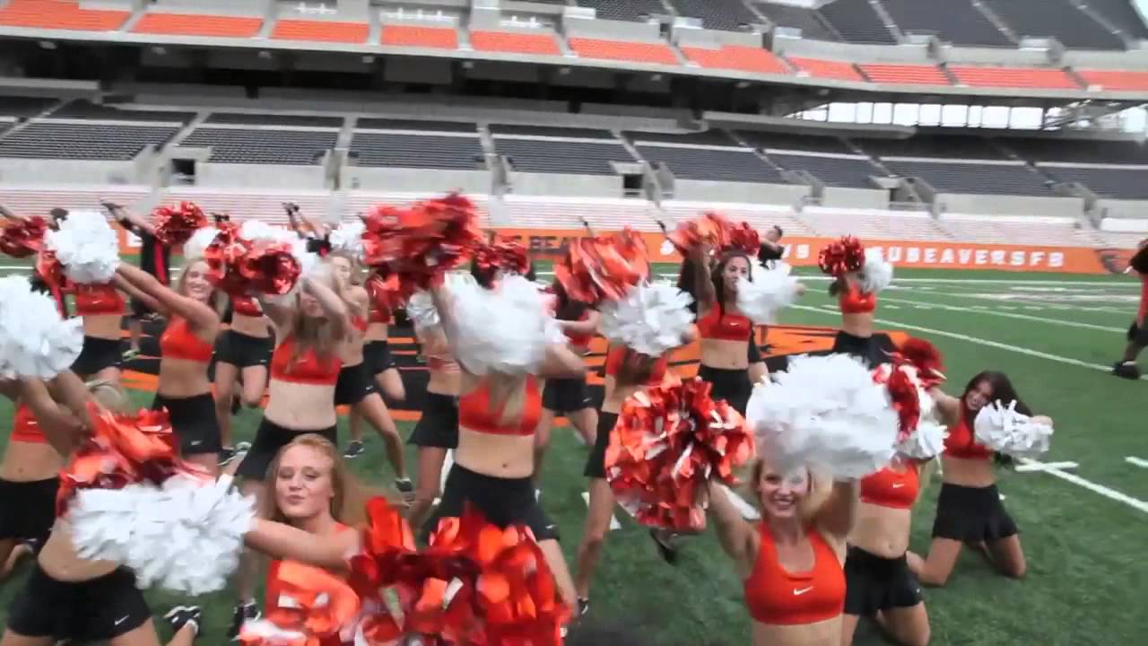 OSU Cheerleaders Present: "The Lumberjack Song" - YouTube