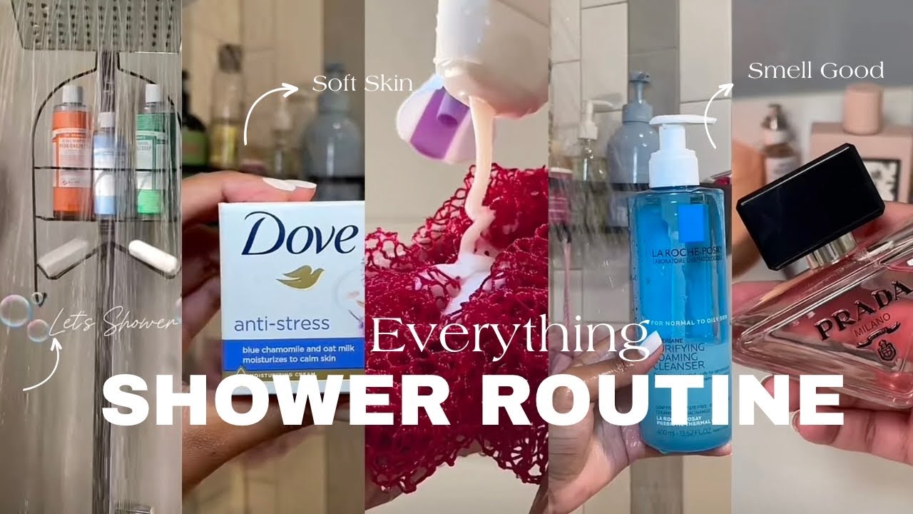 EVERYTHING SHOWER ROUTINE💦🧽Feminine Hygiene, Skincare, Body Care Tips ...