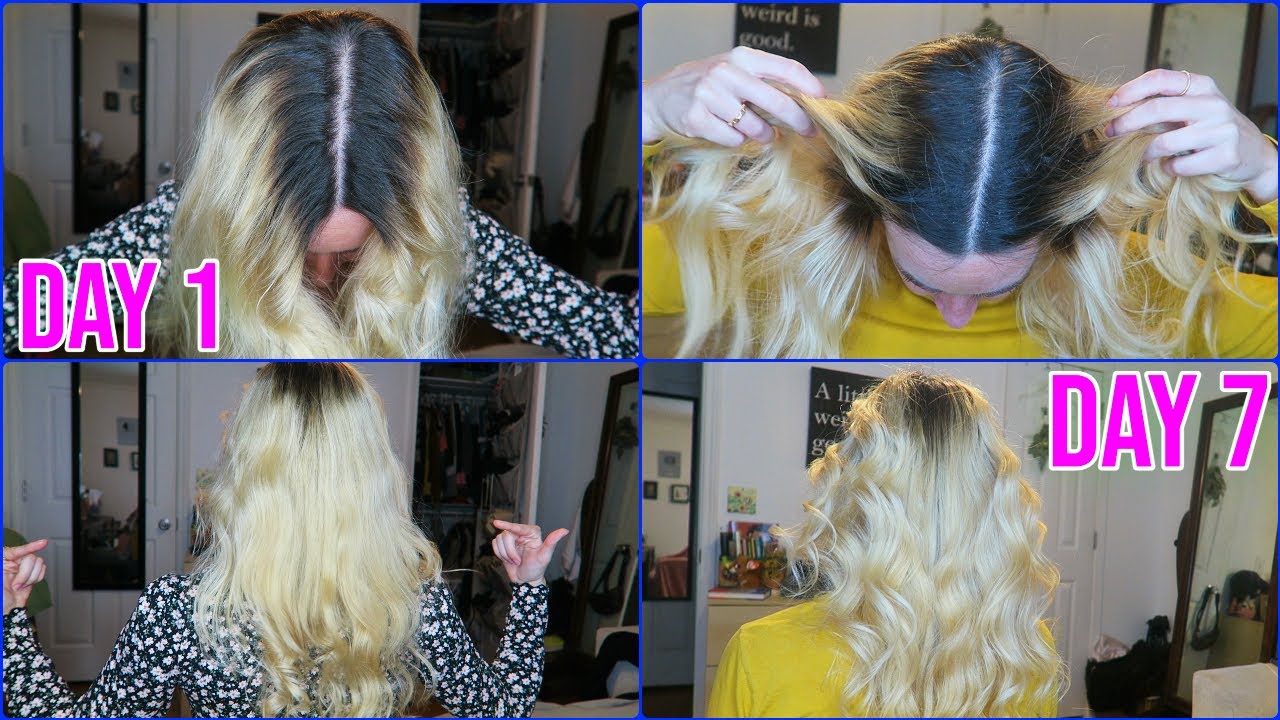 No wash hair routine | seven day without washing! - YouTube