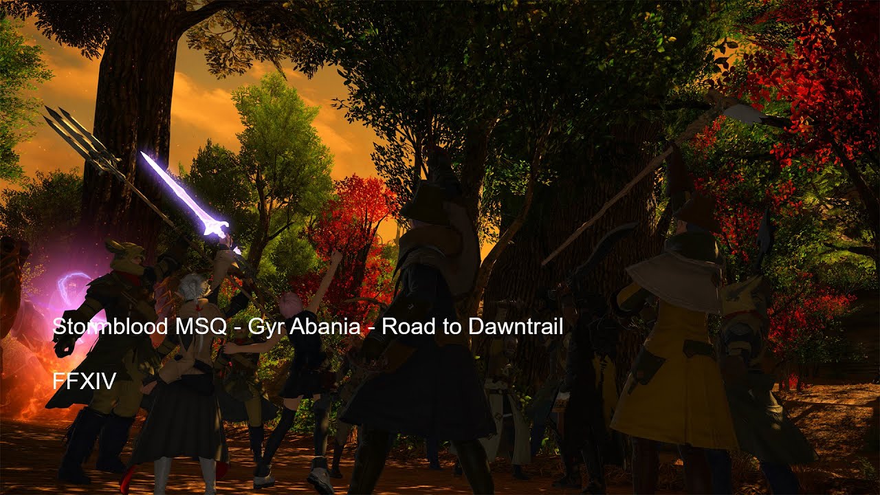 [ID] FFXIV - Stormblood MSQ - Gyr Abania - Road to Dawntrail - YouTube