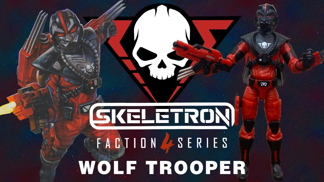 Wolf Trooper - Skeletron Faction 4 Series - Unboxing and Review - YouTube