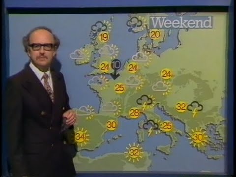 Weather Forecast with Michael Fish 23rd July 1982 BBC1 - YouTube