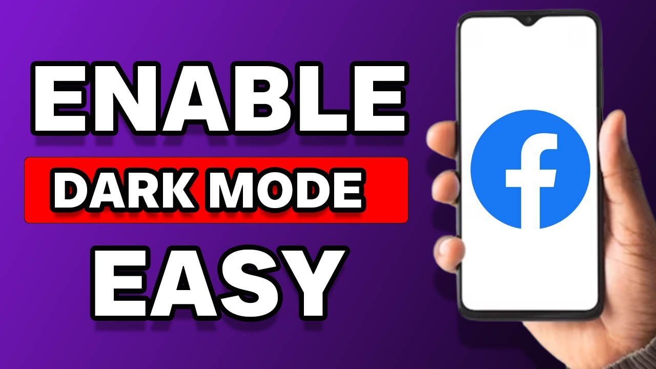 How To Turn On Dark Mode On Facebook (2023) - YouTube