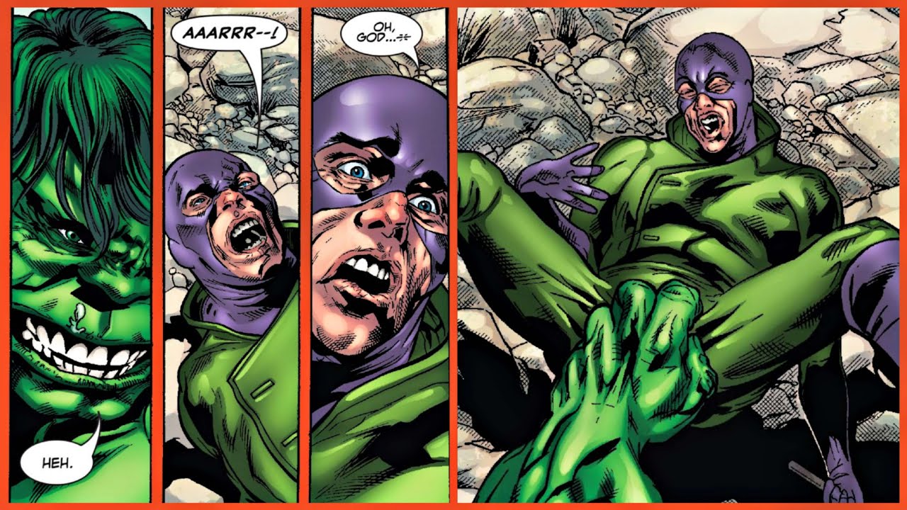 Hulk Grabbed The Villain's BALLS Destroyed His Future Generation - YouTube