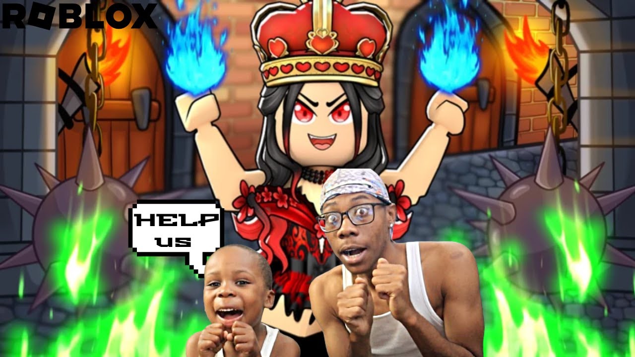 HELP US ESCAPE THE EVIL QUEEN (TEAMWORK OBBY) - YouTube