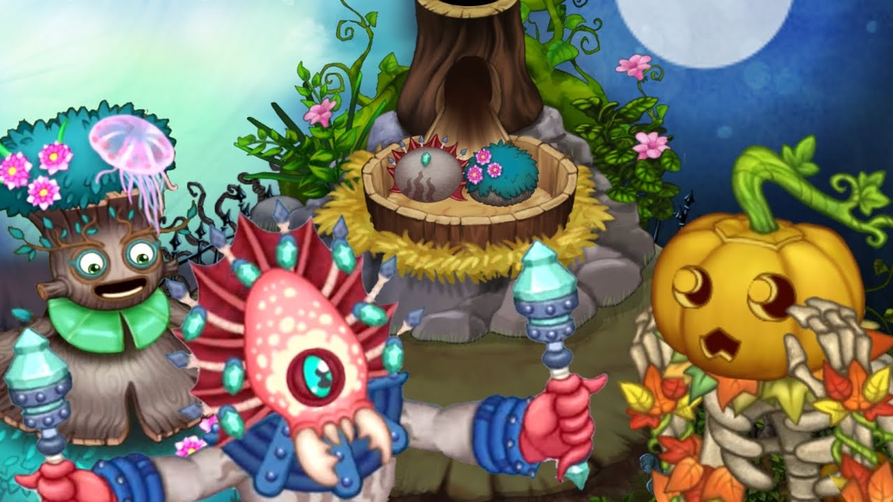 my singing monsters rare viveine and epic boodoo breed - YouTube