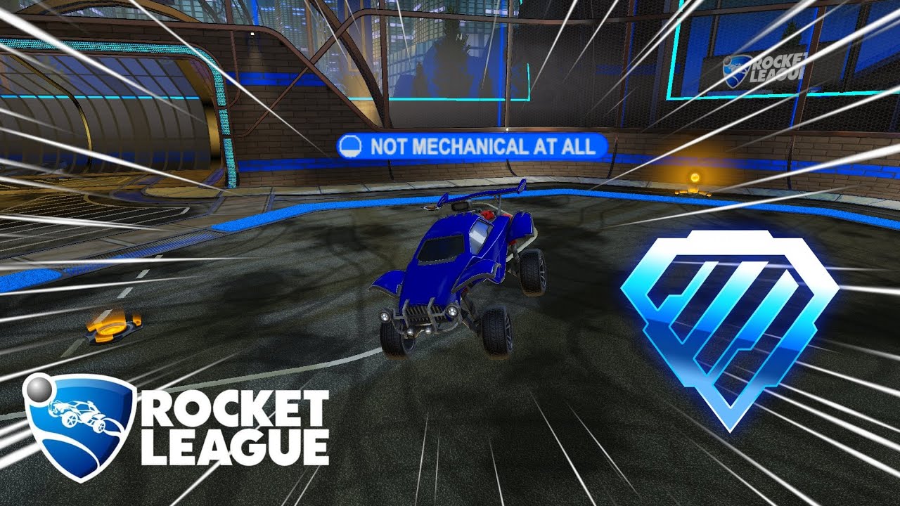 Rocket League Diamond 3 Playing against the luckiest man on earth - YouTube