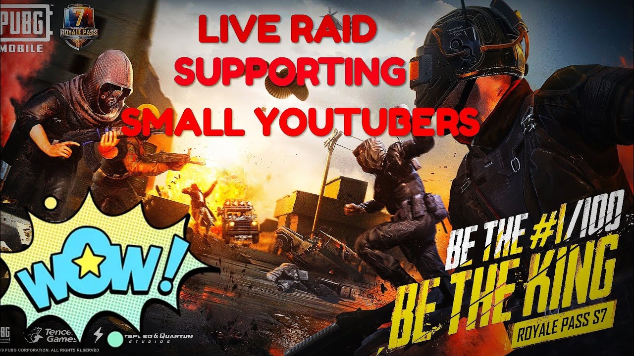 LIVE RAID SUPPORTING SMALL CHANNEL - YouTube