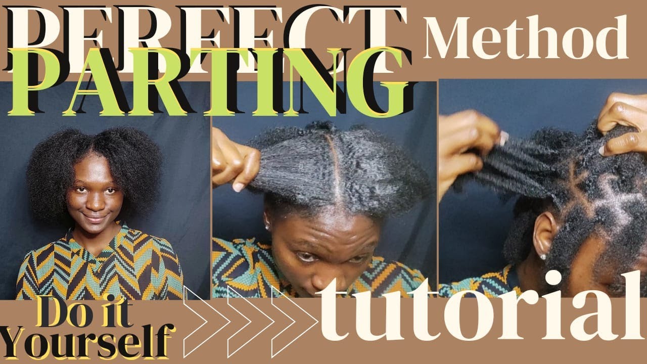 Most easiest PARTING method for PASSION TWIST and all braids type. #diy ...