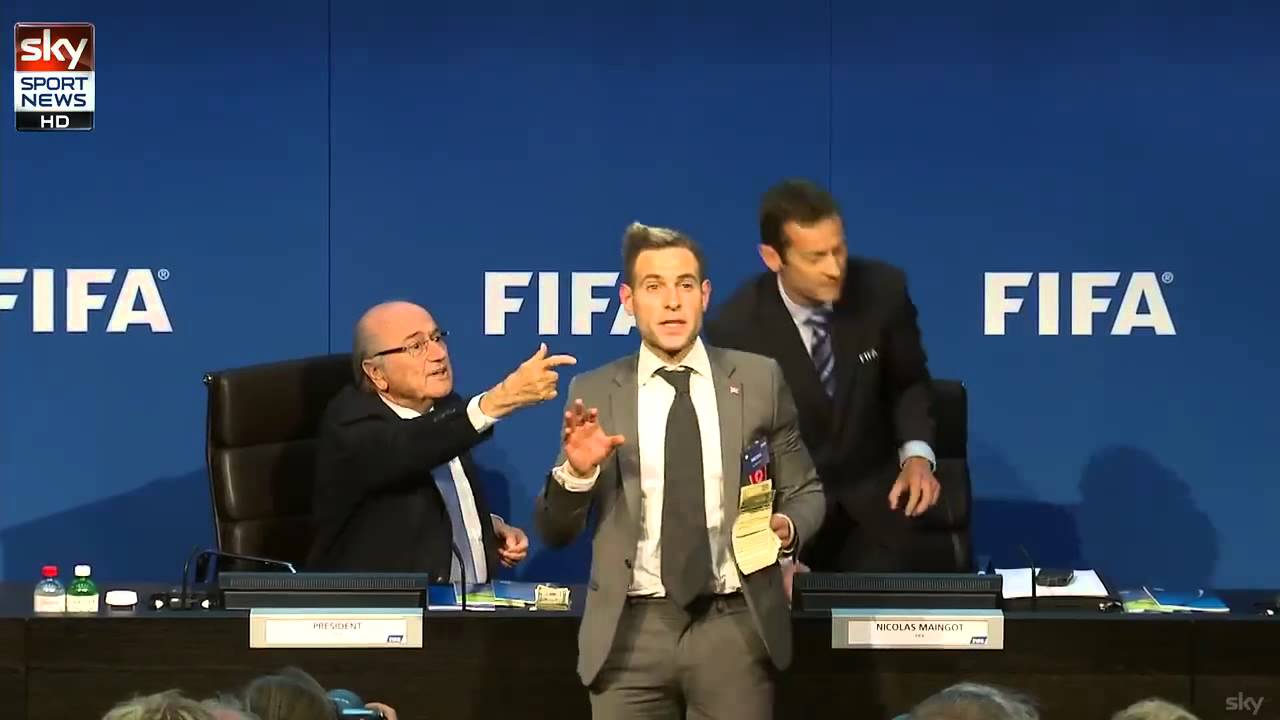 sepp blatter thrown by money - YouTube
