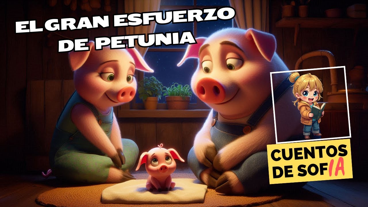 Cuentos de Sofia - El gran esfuerzo de Petunia - YouTube