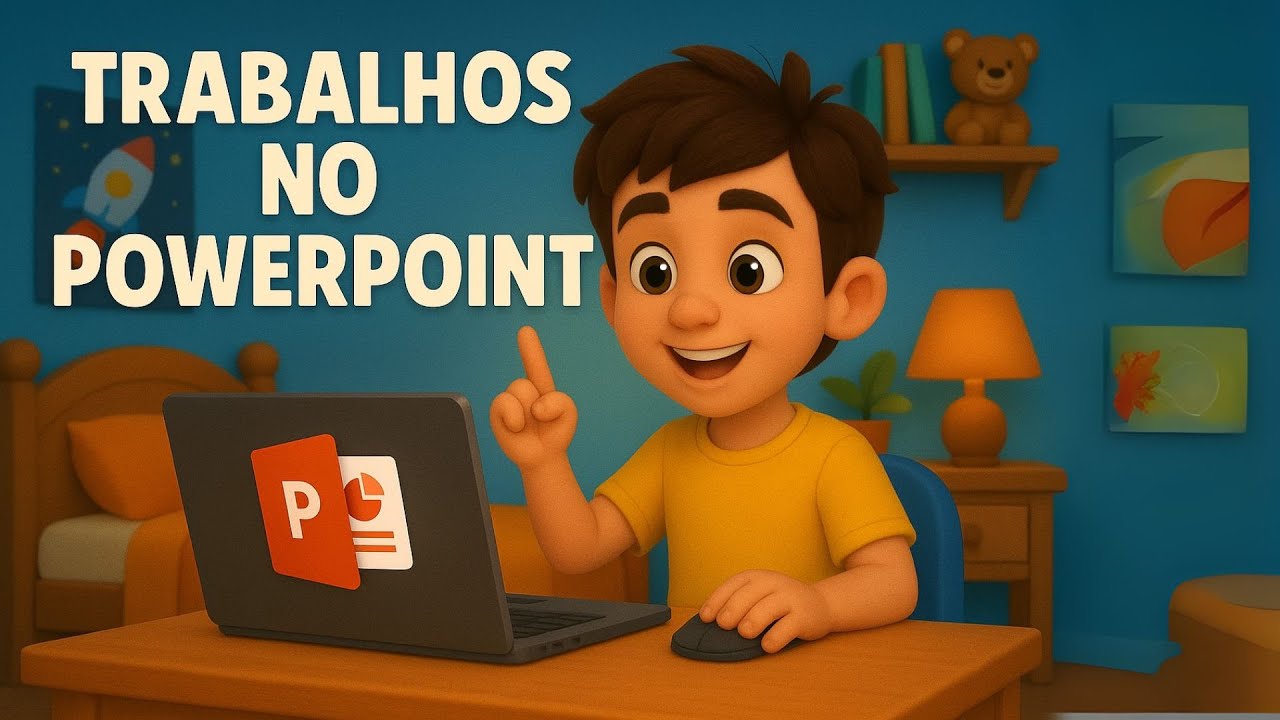 Como fazer trabalho no Powerpoint - YouTube