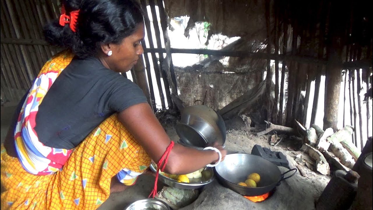 Tribal Women Cooking Egg Curry in Own Style #Rural Women Cooking - YouTube