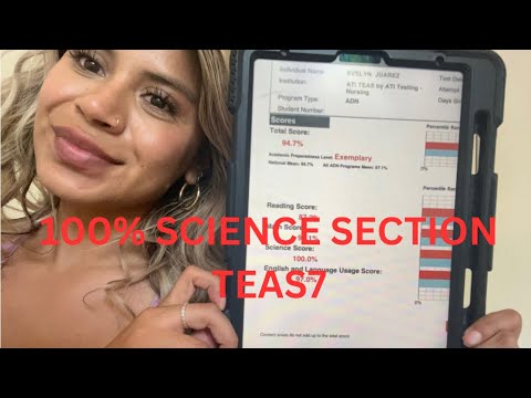 HOW TO SCORE HIGH ON THE TEAS 7 SCIENCE SECTION (100%) - YouTube