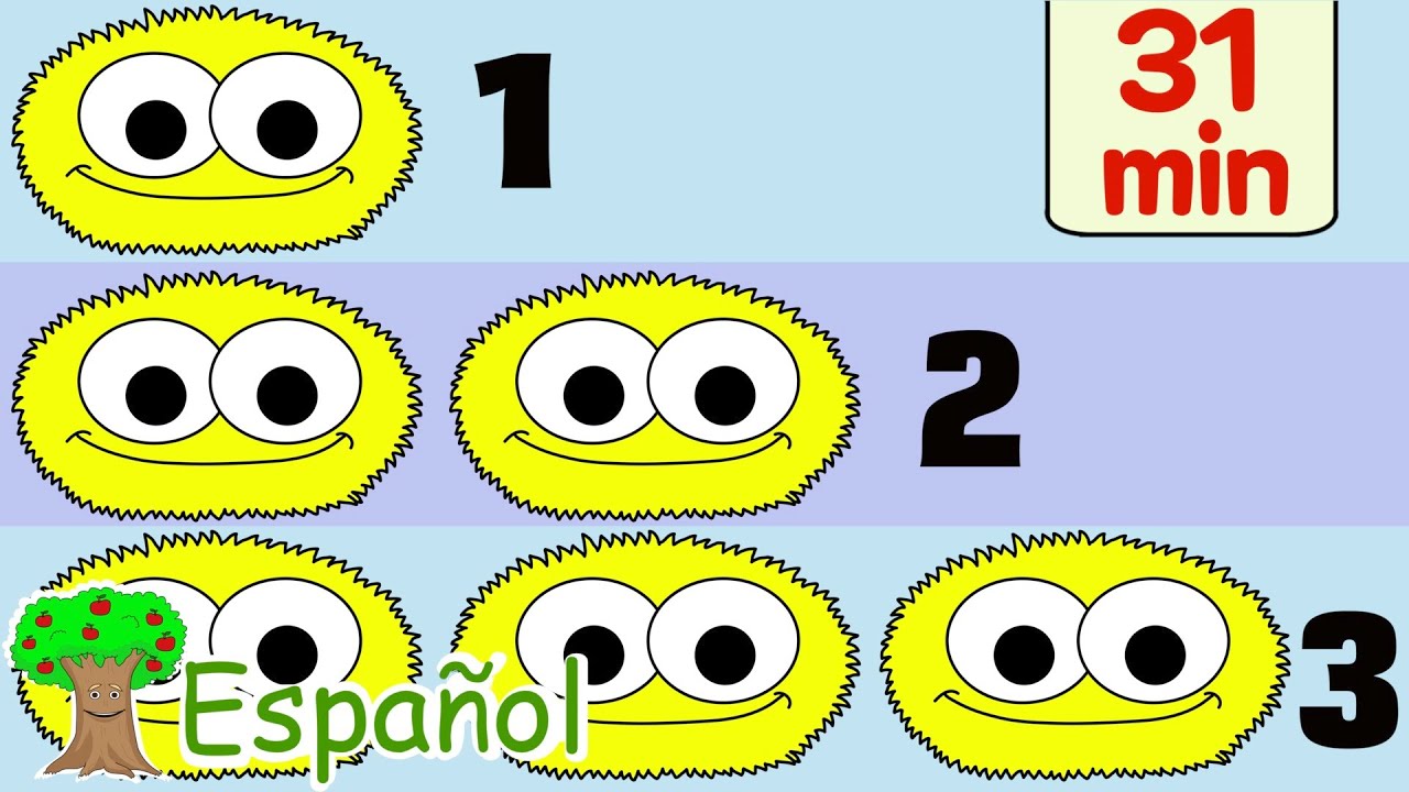 La Canción de los Números Y Más Canciones Infantiles | Rima Infantil ...