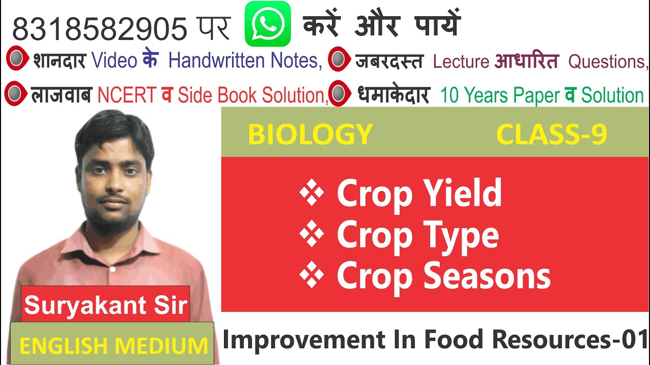 Class 9th Biology Improvement In Food Resources L 1 CBSE class-9th-biology-improvement-in-food-resources-l-1-cbse