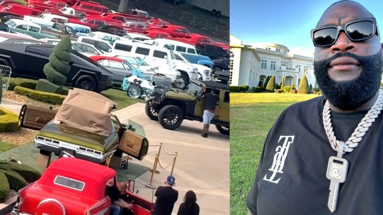 Rick Ross Shows His 200+ Car Collection as Contestants Arrive For His ...