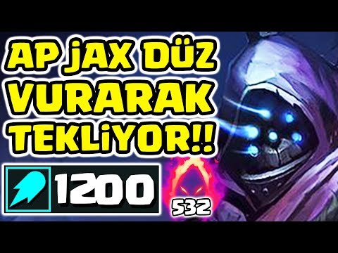 AP JAX DÜZ VURUŞLA TEKLİYOR!! 😱 532 KARA HASAT 1200 AP JAX JUNGLE!! | Barış Can
