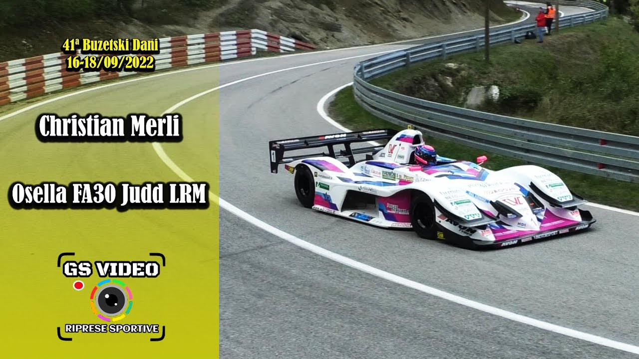 41ª Buzetski Dani | Christian Merli | Osella FA30 Judd LRM - YouTube