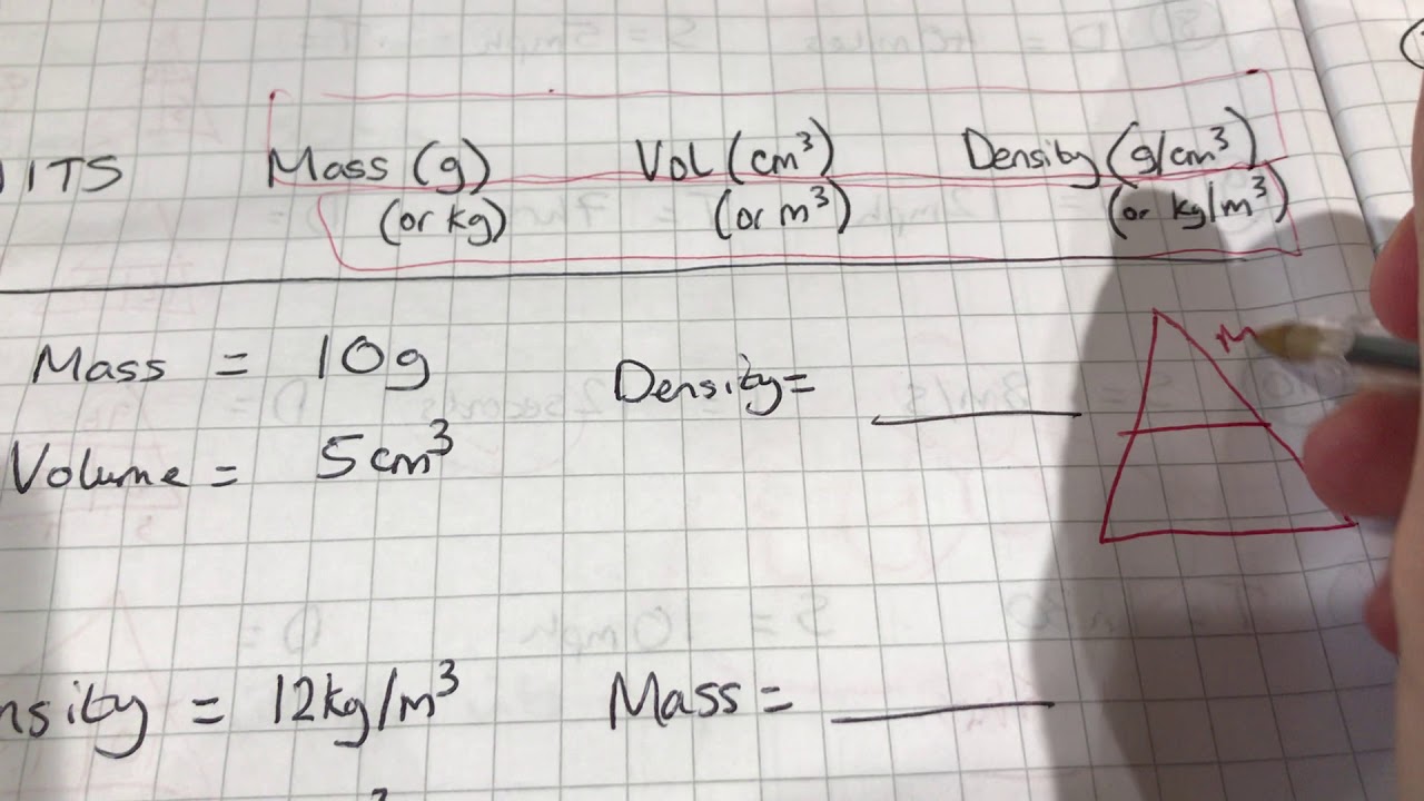 Mr Ash’s Year 9 Density, Mass and Volume video lesson - YouTube