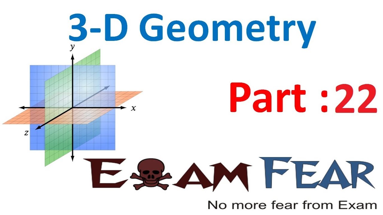 Maths 3 Dimensional Geometry part 22 (Plane through intersecting planes ...