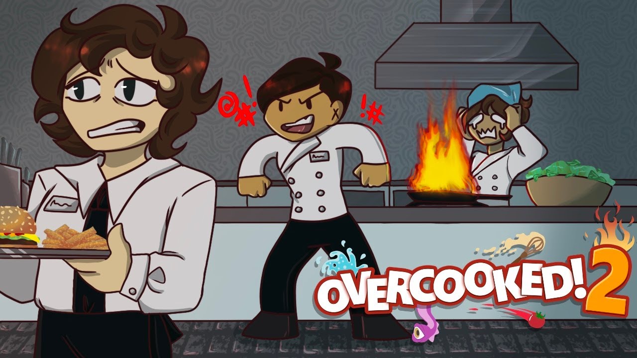 Our Kitchen Is A Disaster!! (Overcooked 2) - YouTube