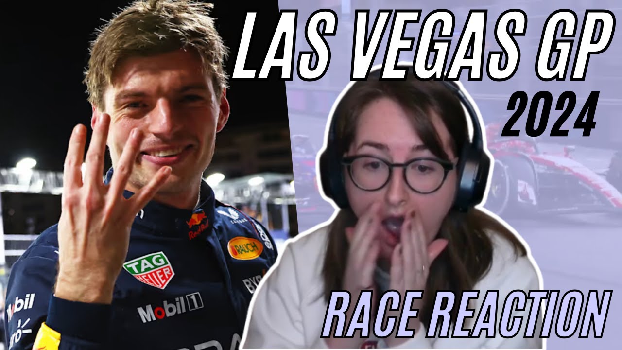 2024 F1 Las Vegas GP Race Reaction (M4X VERST4PPEN) - YouTube
