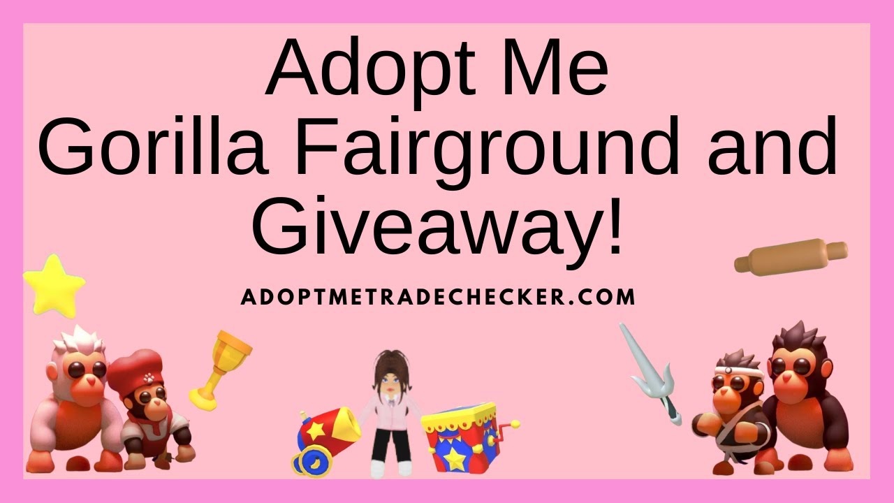 Adopt Me: Gorilla Fairground Update and *GIVEAWAY* - YouTube