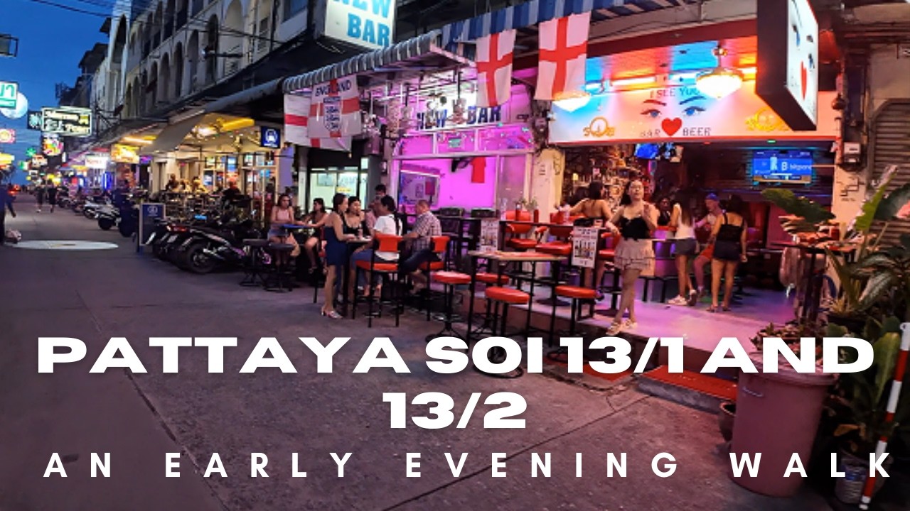 Pattaya Soi 13/1 and Soi 13/2 an early evening walk. #pattaya #soi 13/1 ...