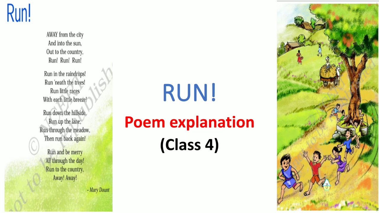RUN POEM CLASS 4 ENGLISH EXPLANATION NEW WORDS YouTube run-poem-class-4-english-explanation-new-words-youtube