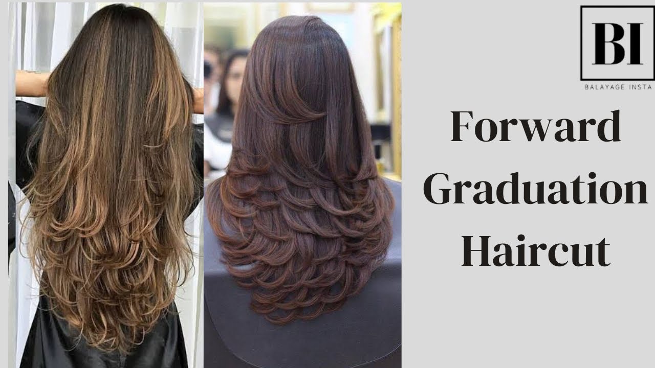 Forward graduation cut | Feather cut | full layer haircut - YouTube