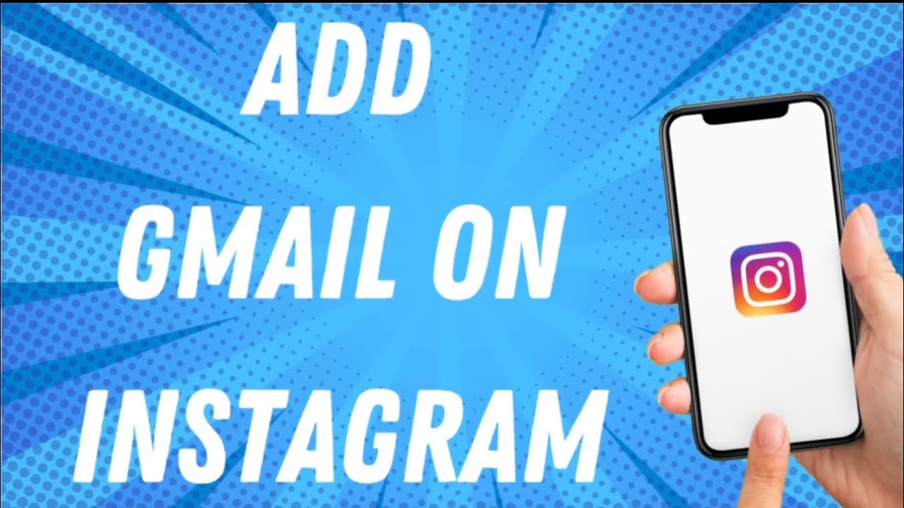 How To Add Gmail On Instagram - YouTube