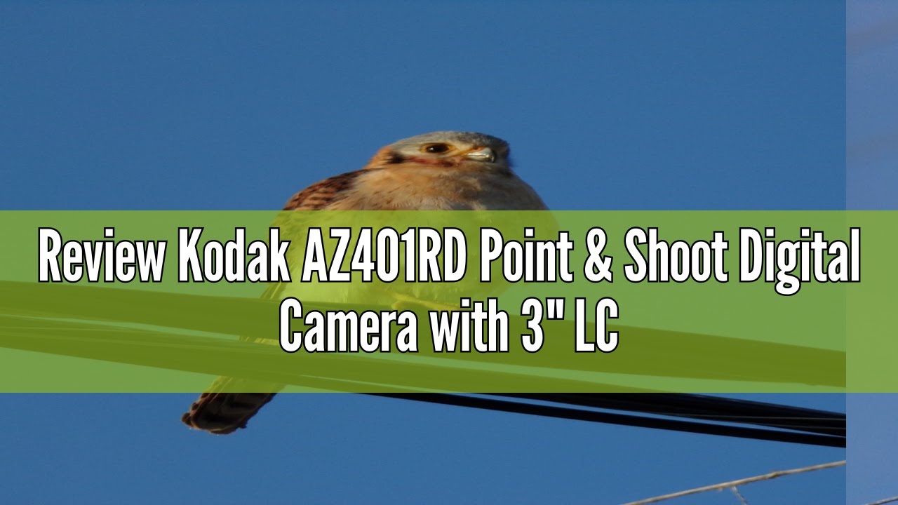 Review Kodak AZ401RD Point & Shoot Digital Camera with 3" LCD, Red ...
