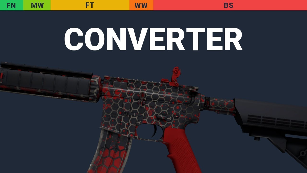 M4A4 Converter - Skin Float And Wear Preview - YouTube