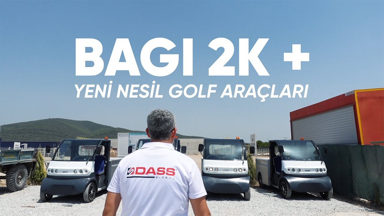 Dass Golf Arabası Bagi 2k - Akülü Golf Araçları / Golf Carts - YouTube
