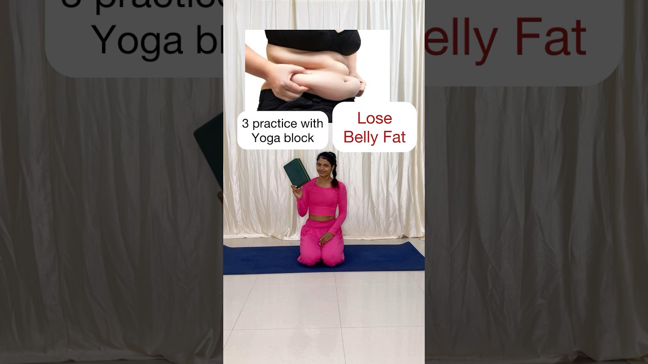 Lose belly fat block techniques🔥 #fitness #yoga #fitnessmotivation # ...