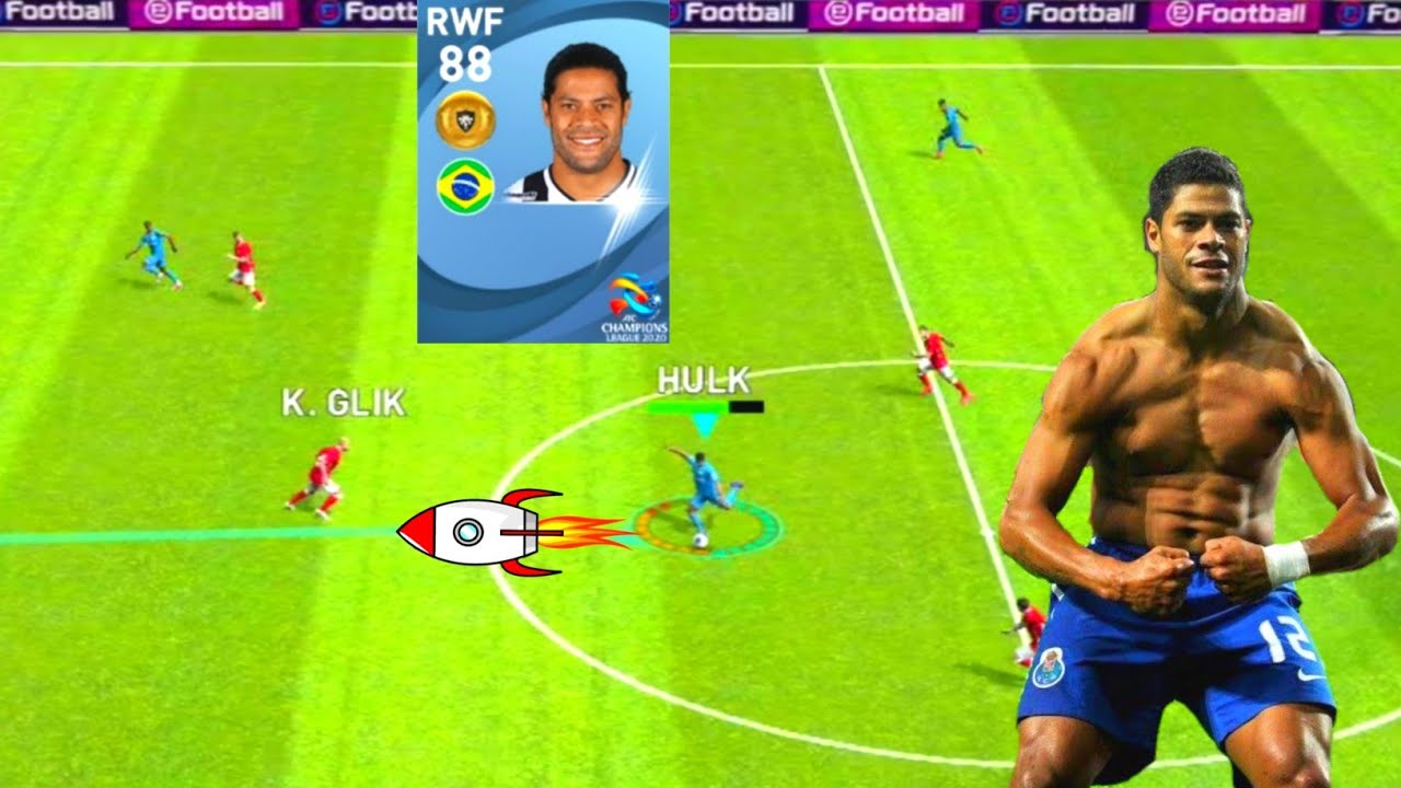 Half Pitch😱 "Rocket"⚡by "Monster😈" "HULK😍" in PES 2021 Mobile | LORD ...