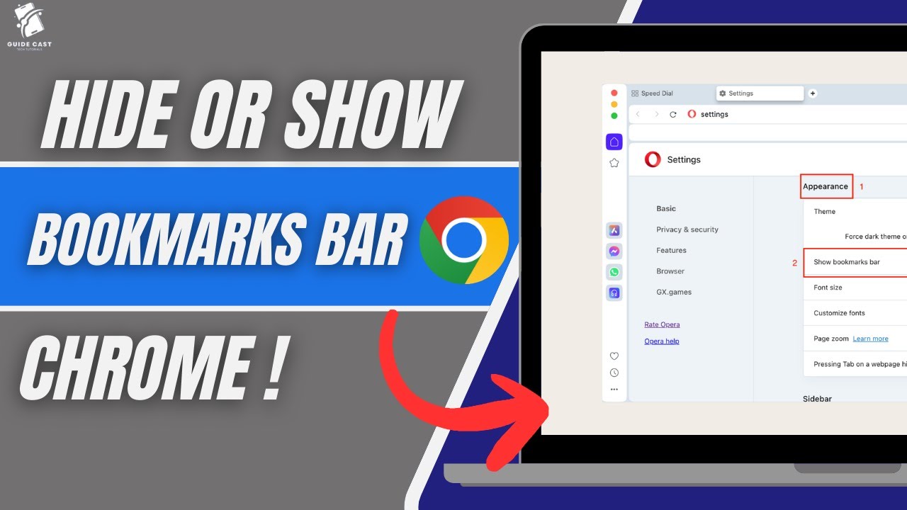How To Show or Hide Chrome Bookmarks Bar in One Click (2025) - YouTube