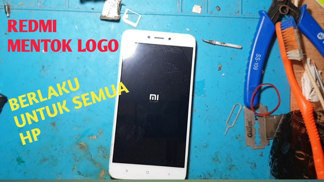 REDMI 4A MENTOK LOGO - YouTube