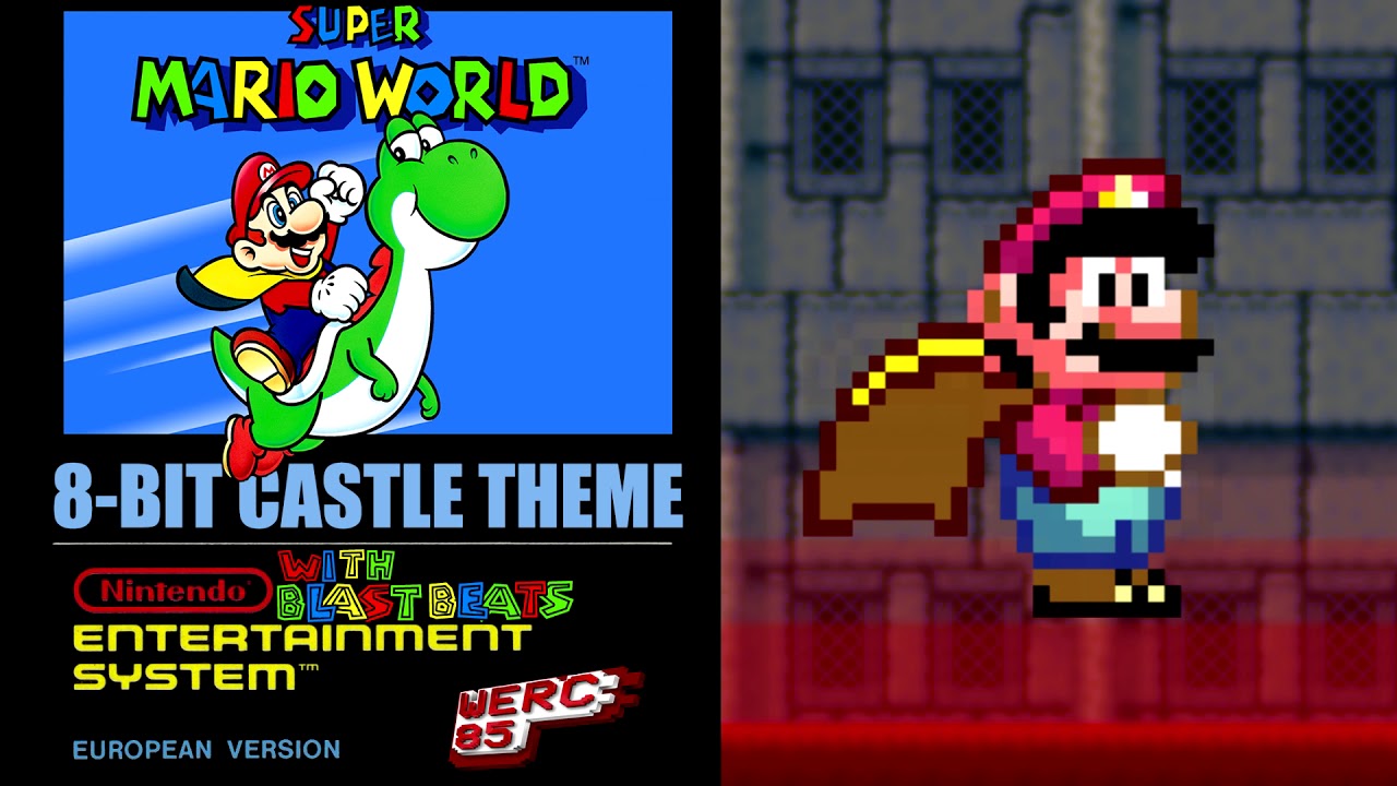 SUPER MARIO WORLD - 8-bit Castle Theme BUT WITH BLAST BEATS!!! - YouTube