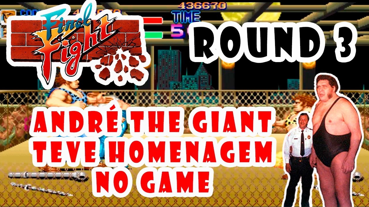 Final Fight arcade #3 | Easter eggs André Giant e a família Andore ...
