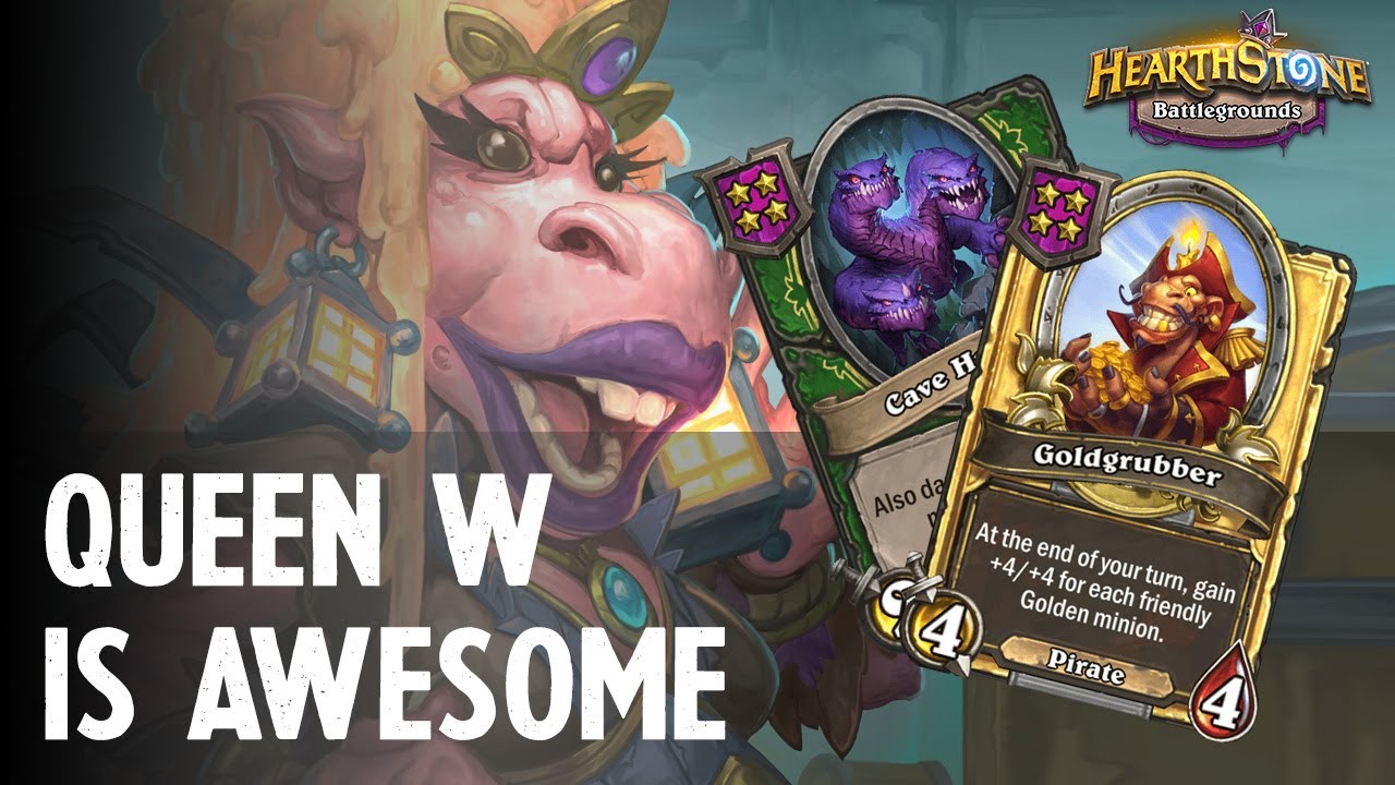 Updated Queen Wagtoggle is AWESOME! | Hearthstone Battlegrounds (18.6.1 ...
