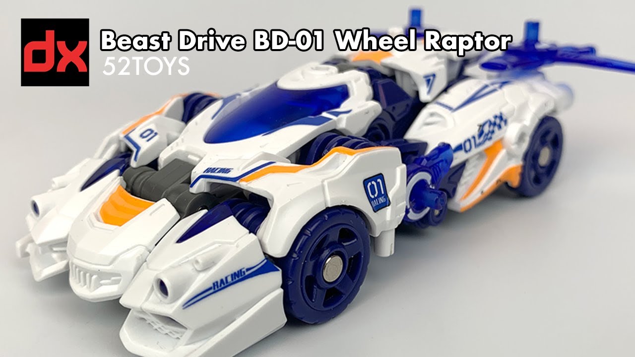 52 Toys Beast Drive 01 Wheel Raptor Review - CollectionDX - YouTube