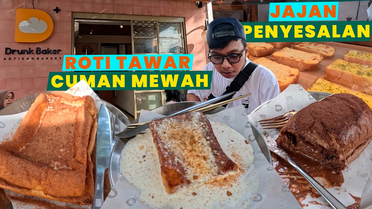 COBAIN DRUNK BAKER! SARAPAN PAGI JAPANESE BAKERY YANG VIRAL DI BANDUNG ...