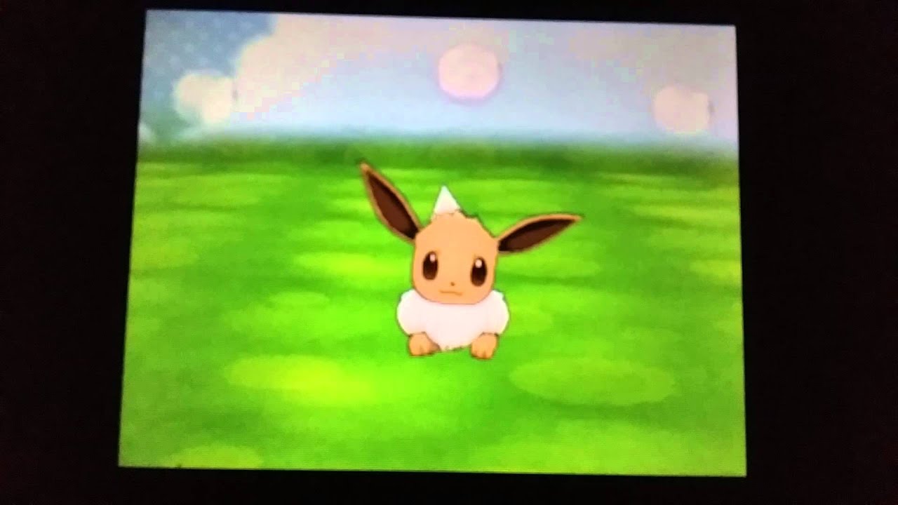 Napping Eevee in Pokemon Amie - YouTube
