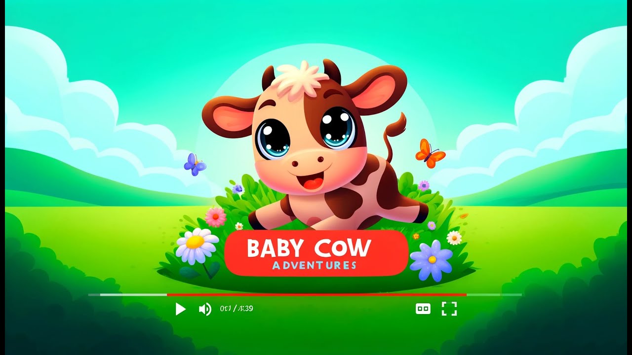 Baby Cow | FarmSongs Nursery Rhymes & Kids Songs - YouTube