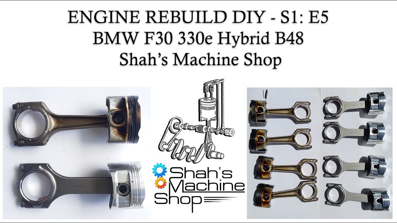 BMW F30 330e B48 Hybrid Engine Build DIY S1 E5 - YouTube