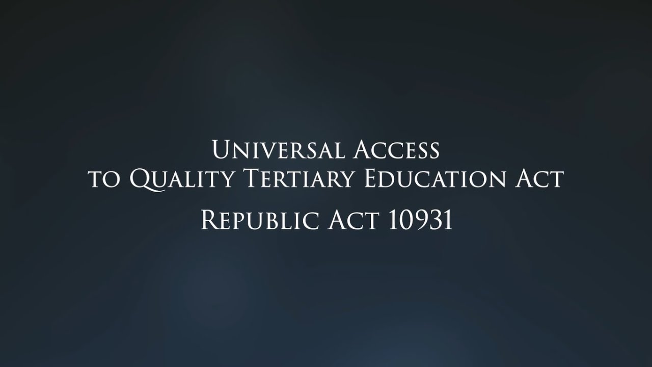 5th Anniversary of RA 10931 - YouTube